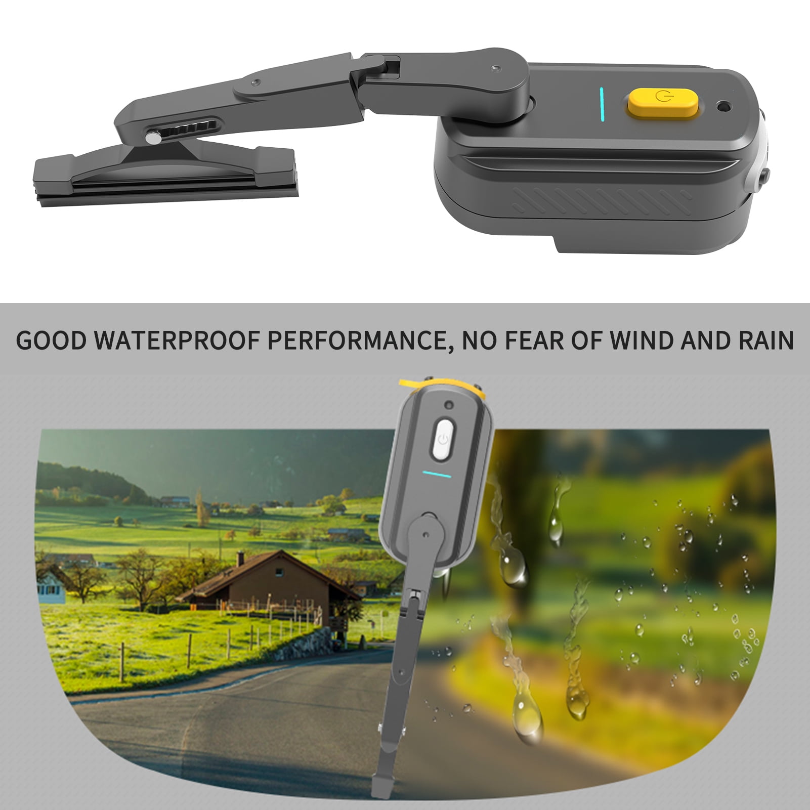 Helmet electric wiper,Wiper Universal Waterproof With Most Visor ...