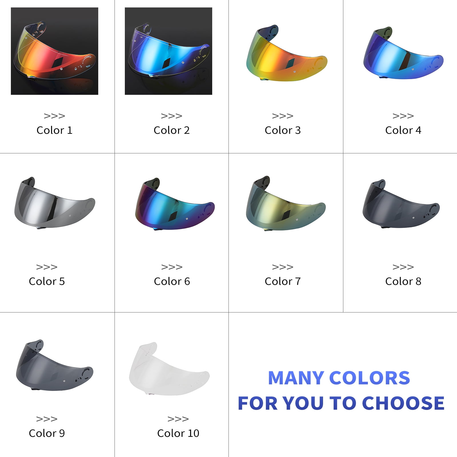 Helmet lens,Helmet Helmet Buzhi Huiop Lens Color 4 Hxber Lens Visors ...