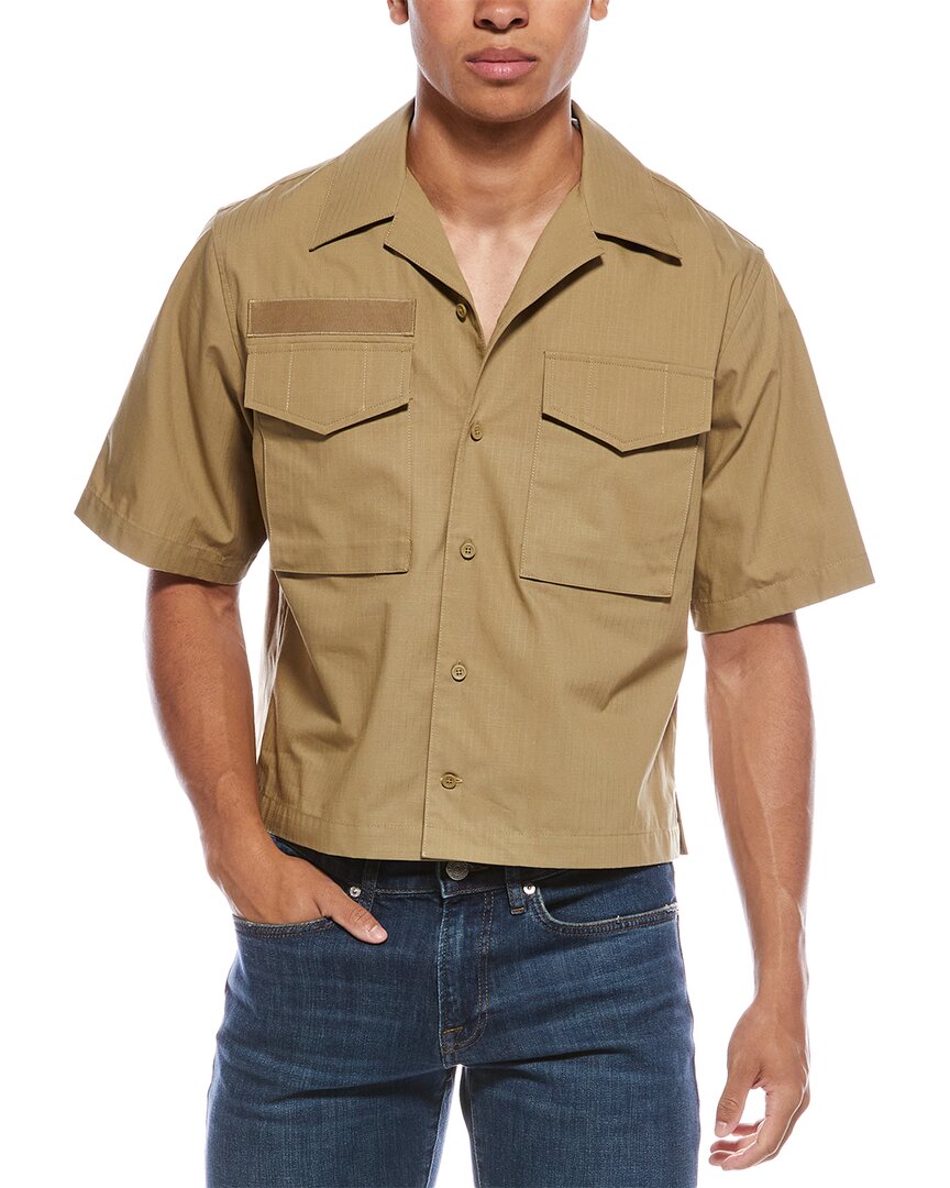 Helmut Lang mens Boxy Field Shirt, m, Tan - Walmart.com