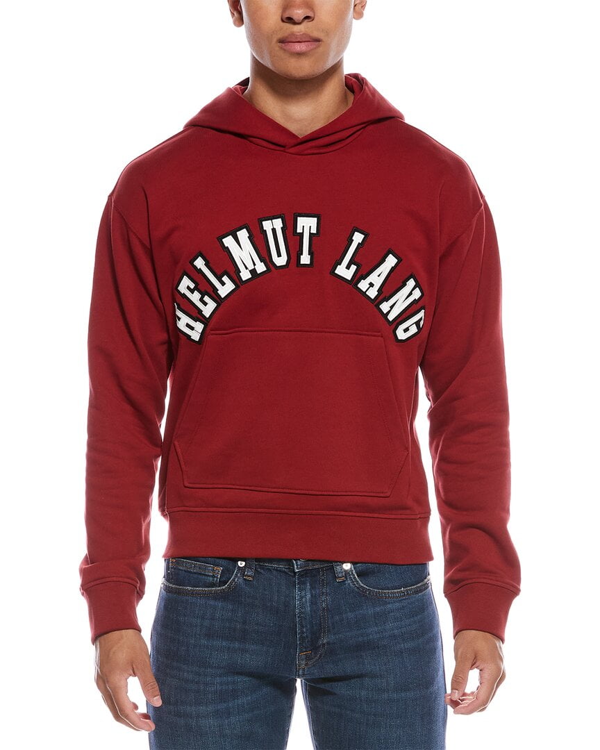 Helmut Lang mens Prep Hoodie, l, Red - Walmart.com