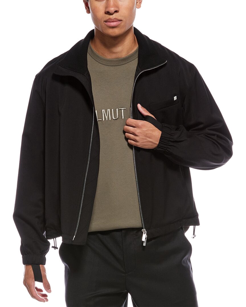 Helmut Lang mens Relaxed Bomber Jacket, s, Black - Walmart.com