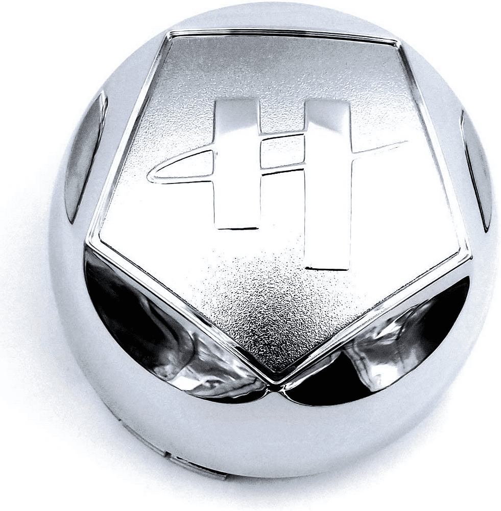 Helo 789K88 Chrome Wheel Center Cap, 3.5" OD, Lug Cover for HE789 Skid ...