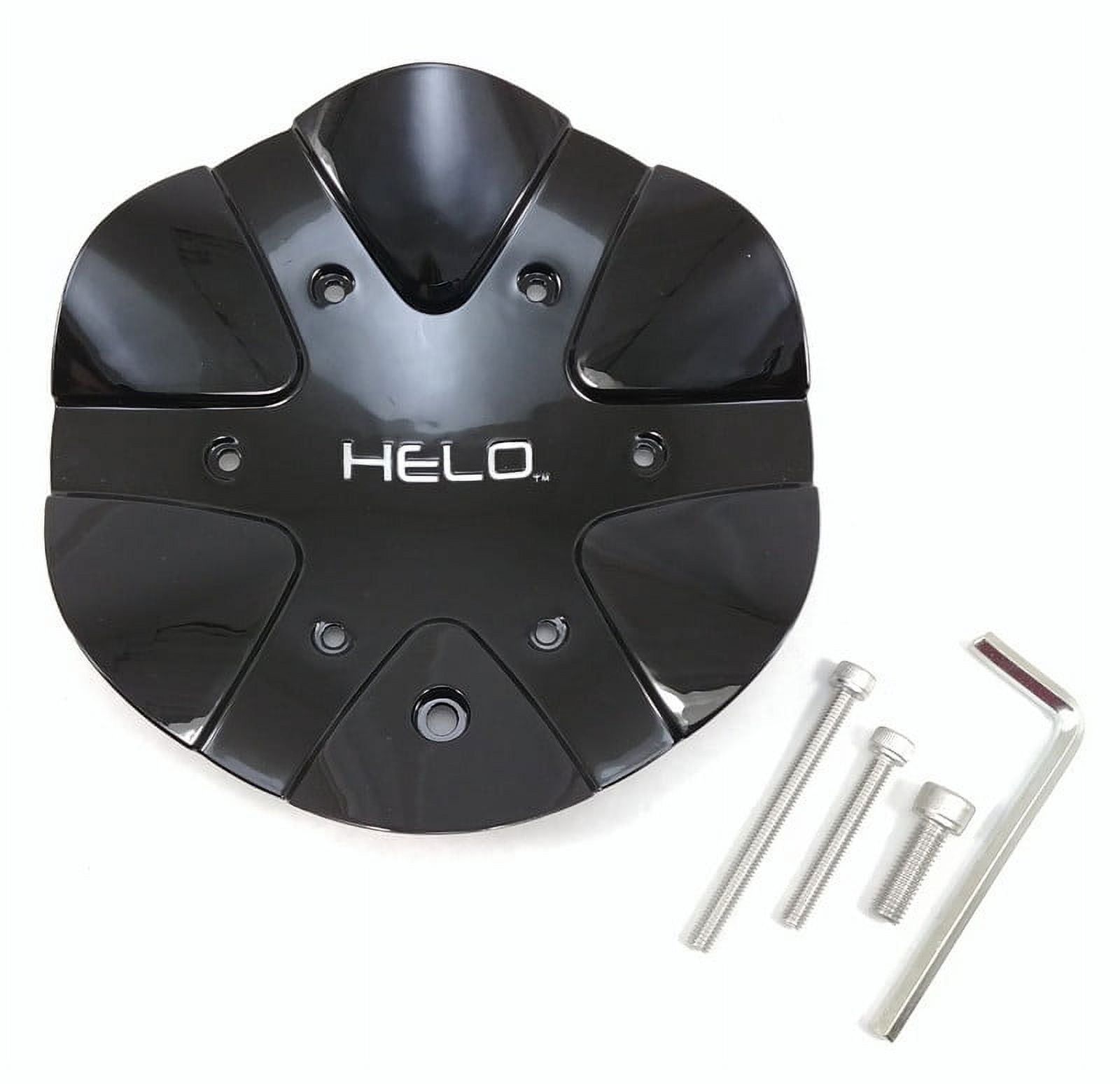 Helo Gloss Black Wheel Center Hub Cap 5 Lug 6x120.00/6x139.70 HE891 ...