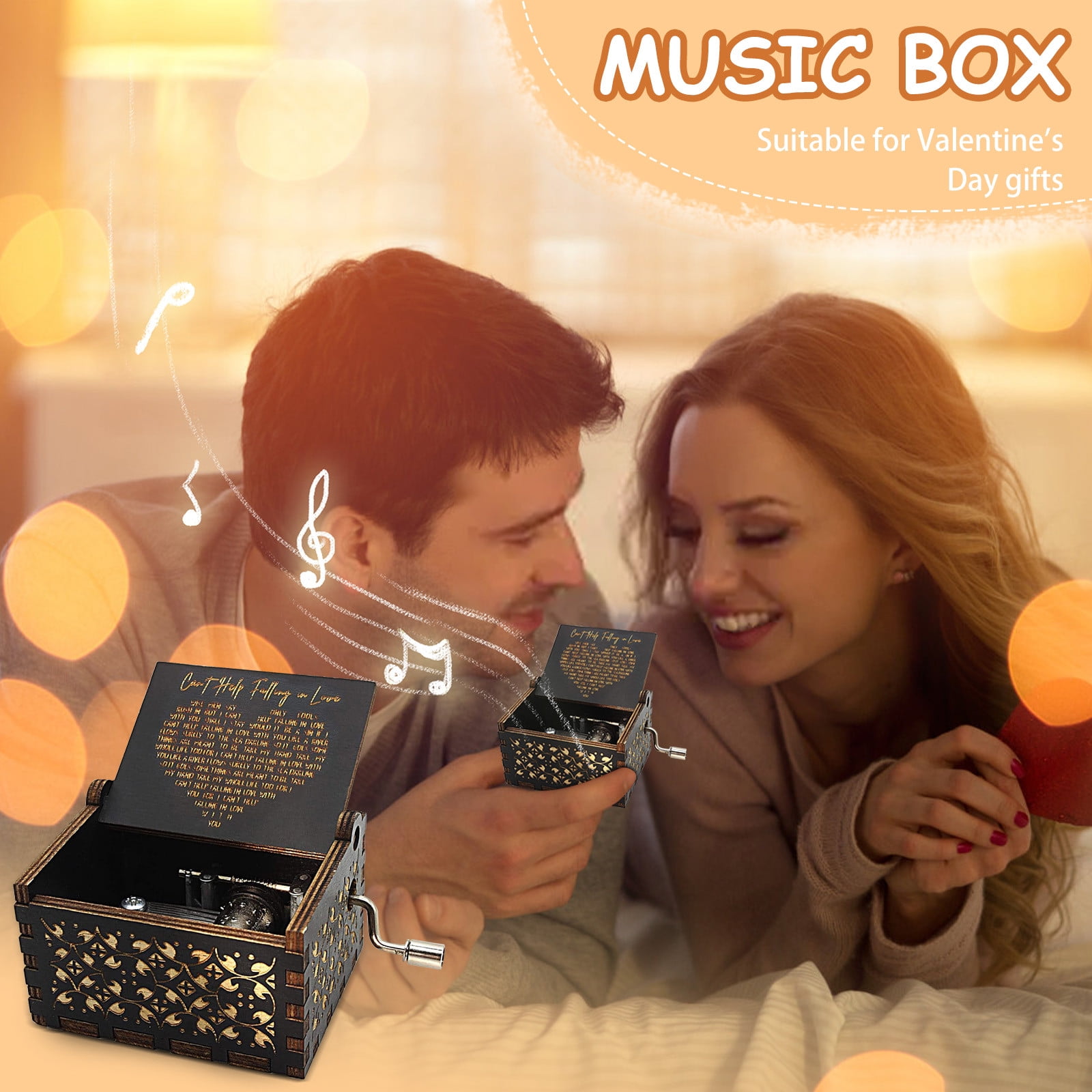 Can't Help Falling in Love Music Box, Birthday Gifts for Wife ...