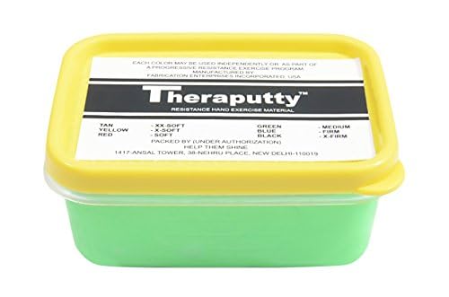 Help Them Shine Therapy Exercise Putty MEDIUM, GREEN – 200 GMS ...