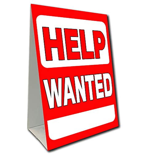 Help Wanted Economy A-Frame Sign 2 Feet Wide by 3 Feet Tall - Walmart.com