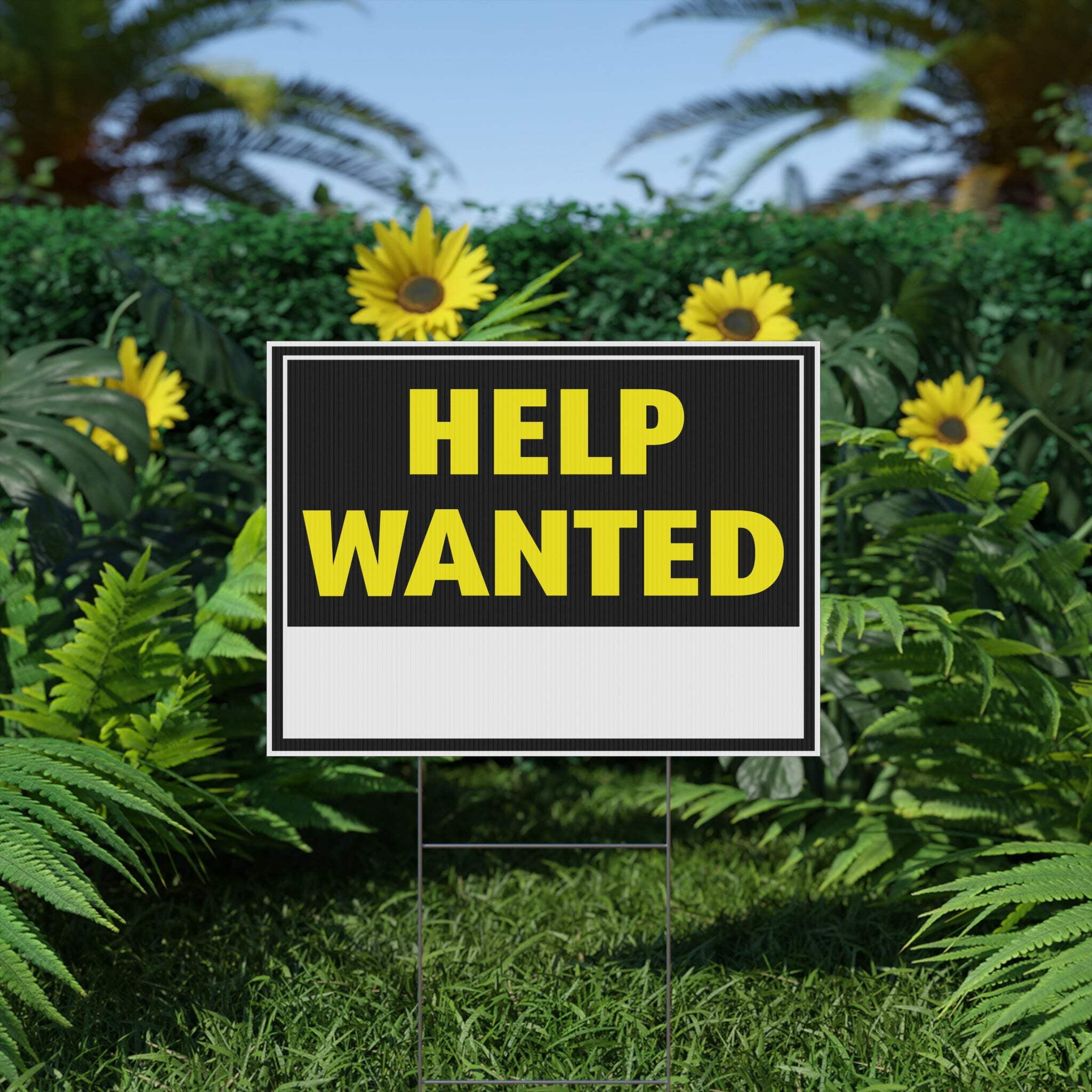 Help Wanted Write Any Message Yard Sign - Walmart.com