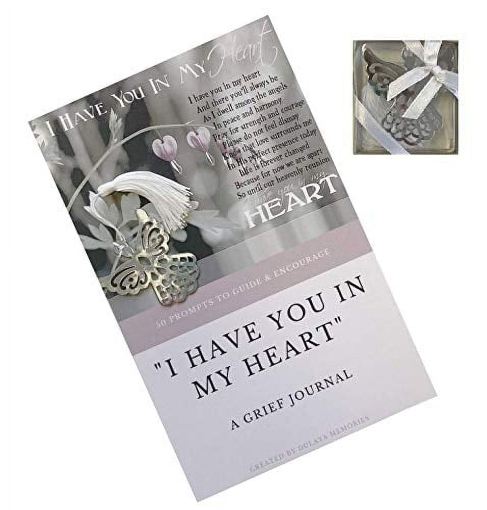 Grief Journal Diary with Angel Bookmark for Loss of Loved One Unique ...