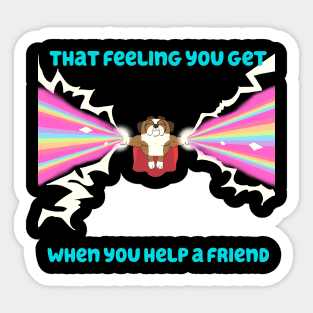 Helping A Friend Sticker Bluey Stickers For Kids, Bluey Stickers Party ...