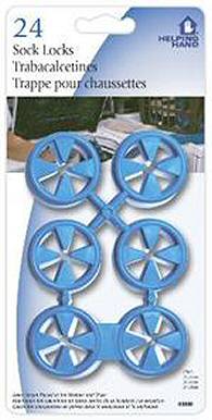Helping Hand 03000 Sock Locks Assorted Colors 24 Count Pack of 3 ...