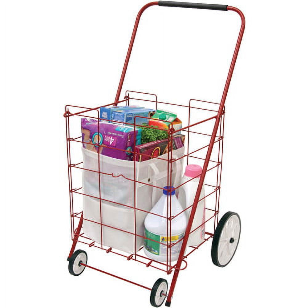 Helping Hand Jumbo Folding Cart, Red - Walmart.com