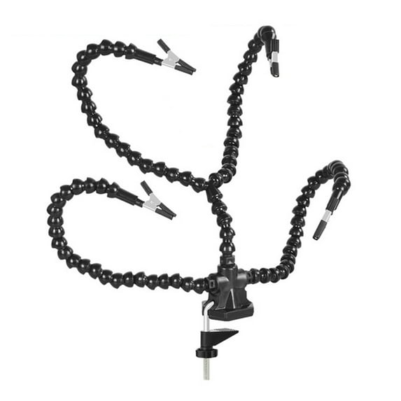 Helping Hands Soldering Third Hand PCB Tool with 3 Flexable Arms ...