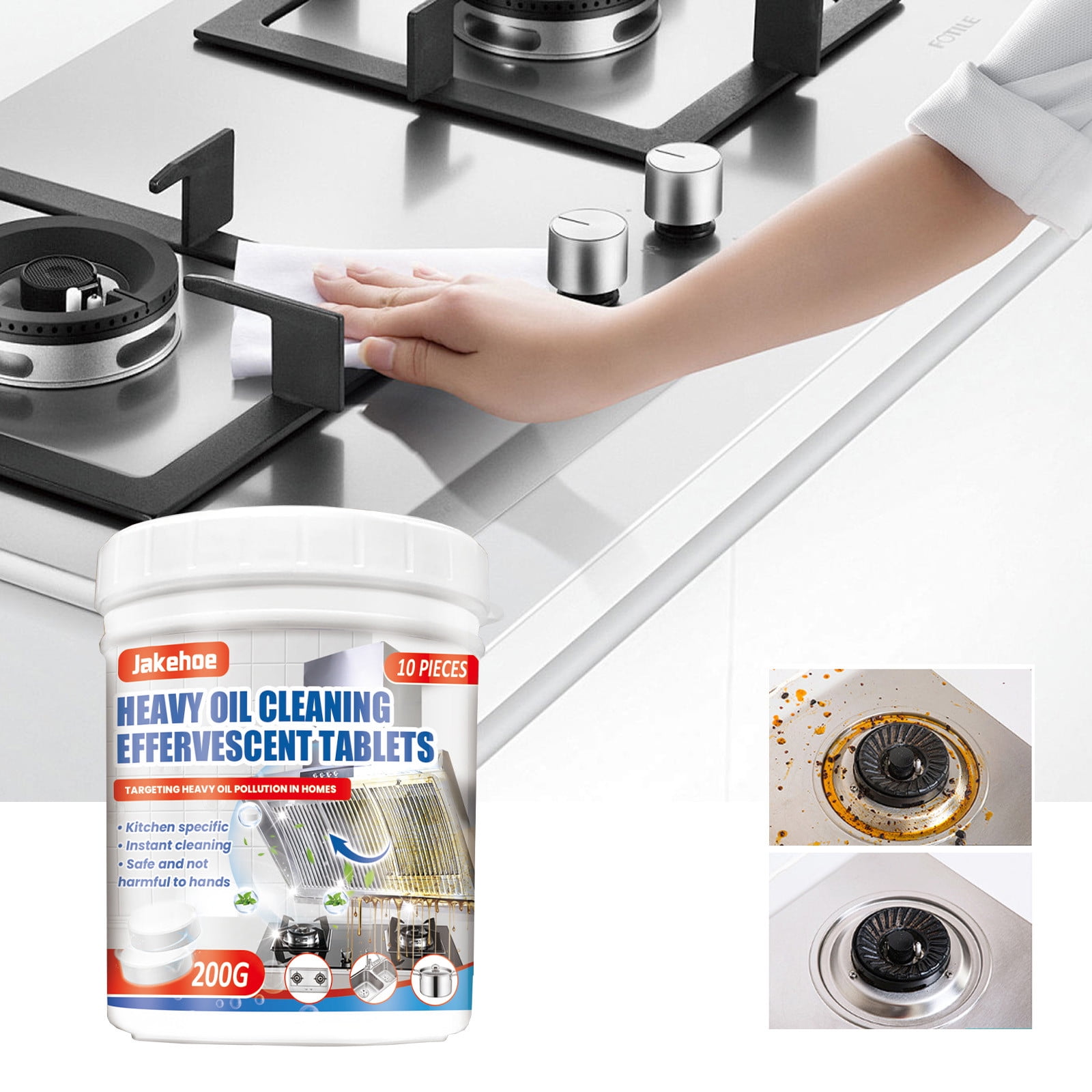 Helps To Residual Oil Stains Avoid Leaving A Greasy Feeling On The And ...