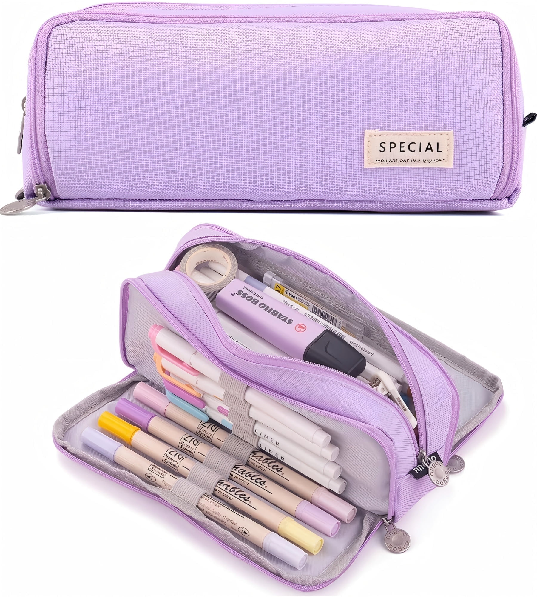 Heluo.Zu Office Pencil Case,Colored Pencils Pouch for Students ...