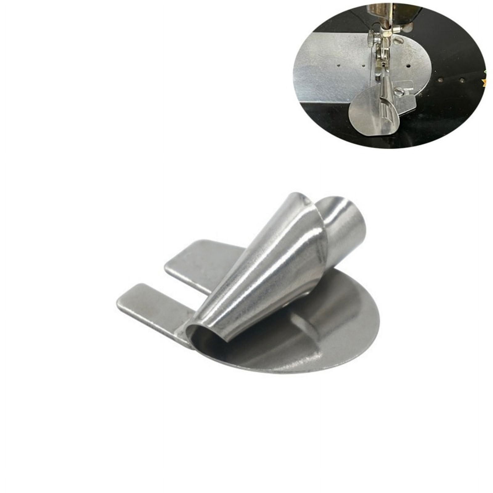 Hem Curler Installed On Needle Plate, Tube Spiral Edging Roller Hemmer ...