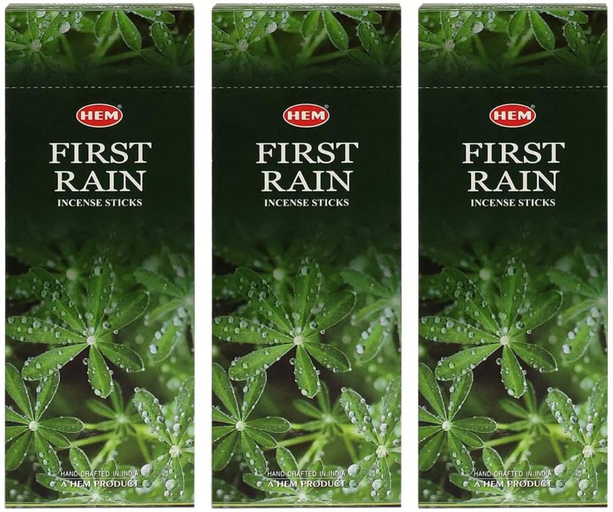 Hem First Rain Incense Sticks Agarbatti Masala - Pack of 18 Tubes, 20 Sticks Each Box, Total 360 ...