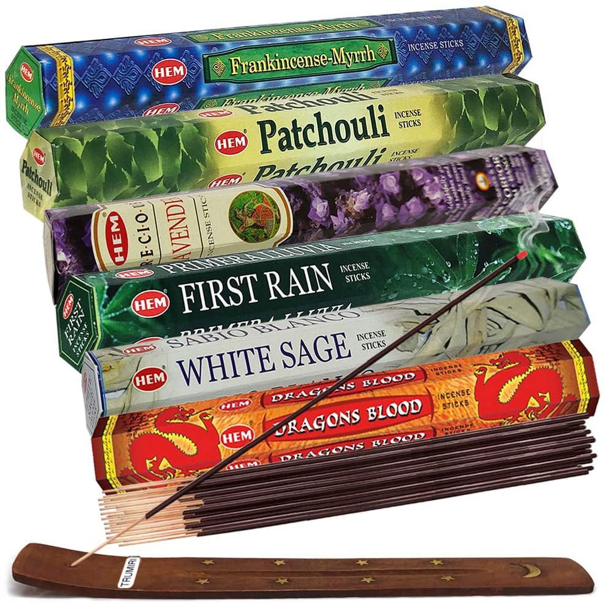 Hem Incense Sticks Variety Pack #23 And Incense Stick Holder Bundle ...
