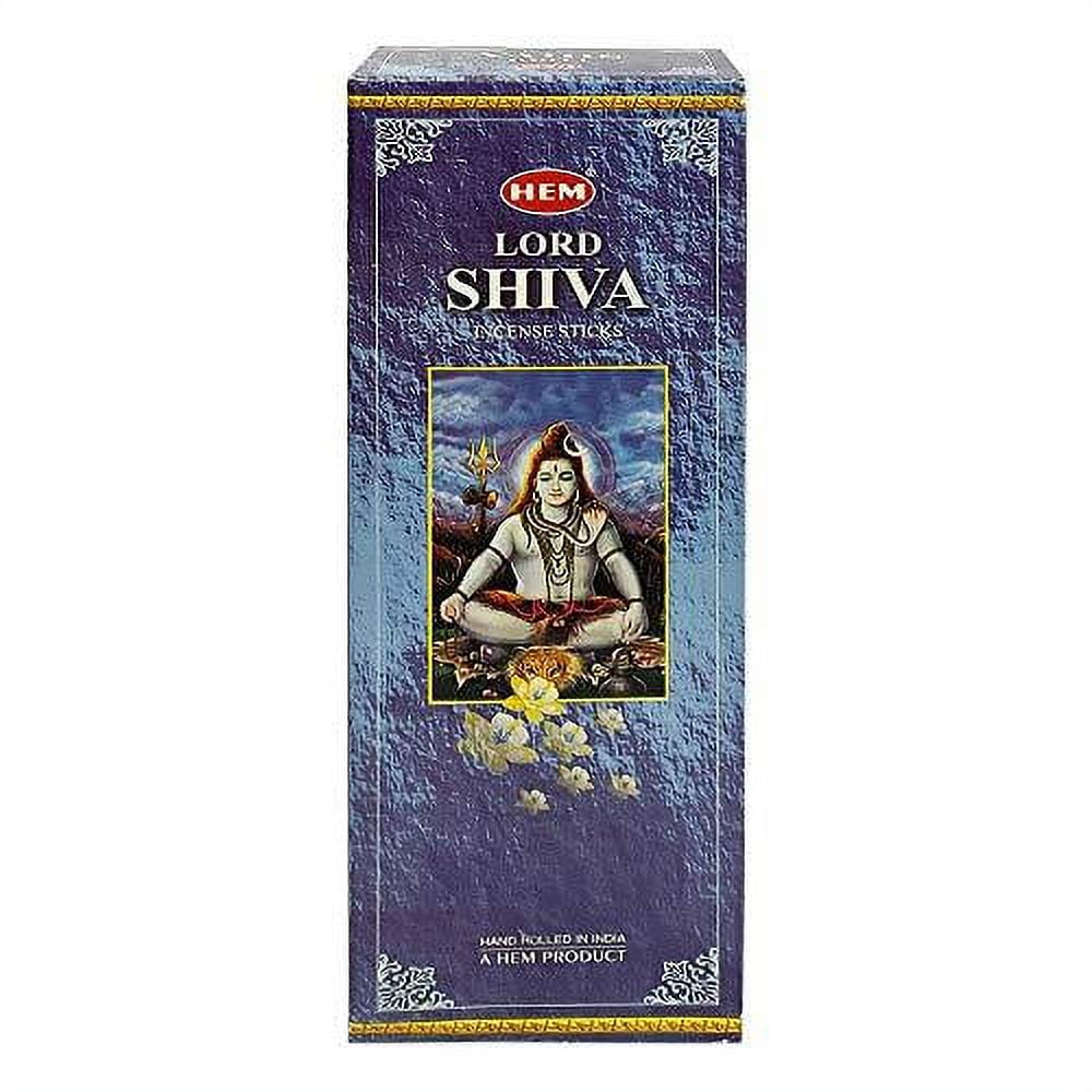 Hem Lord Shiva Incense Sticks Agarbatti Masala - Pack of 6 Tubes, 20 ...