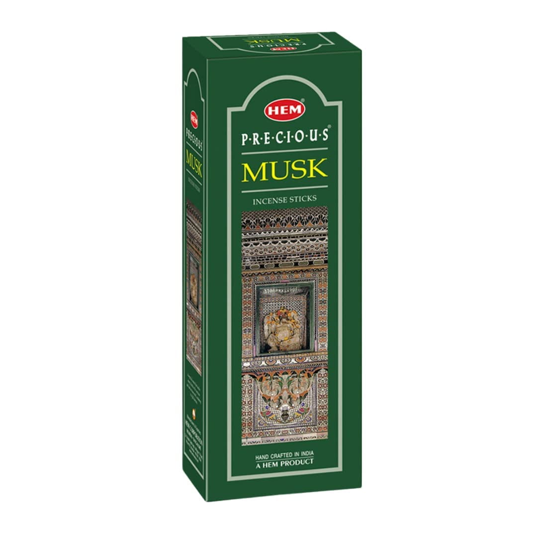 Hem Precious Musk Fragrance Incense Sticks 6pkt - Walmart.com