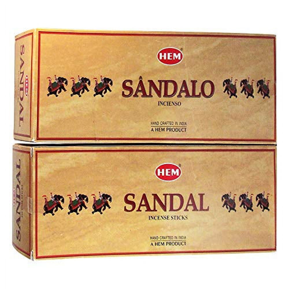 Hem Sandal Agarbatti Pack of 12 Incense Sticks Boxes, 20gms Each ...