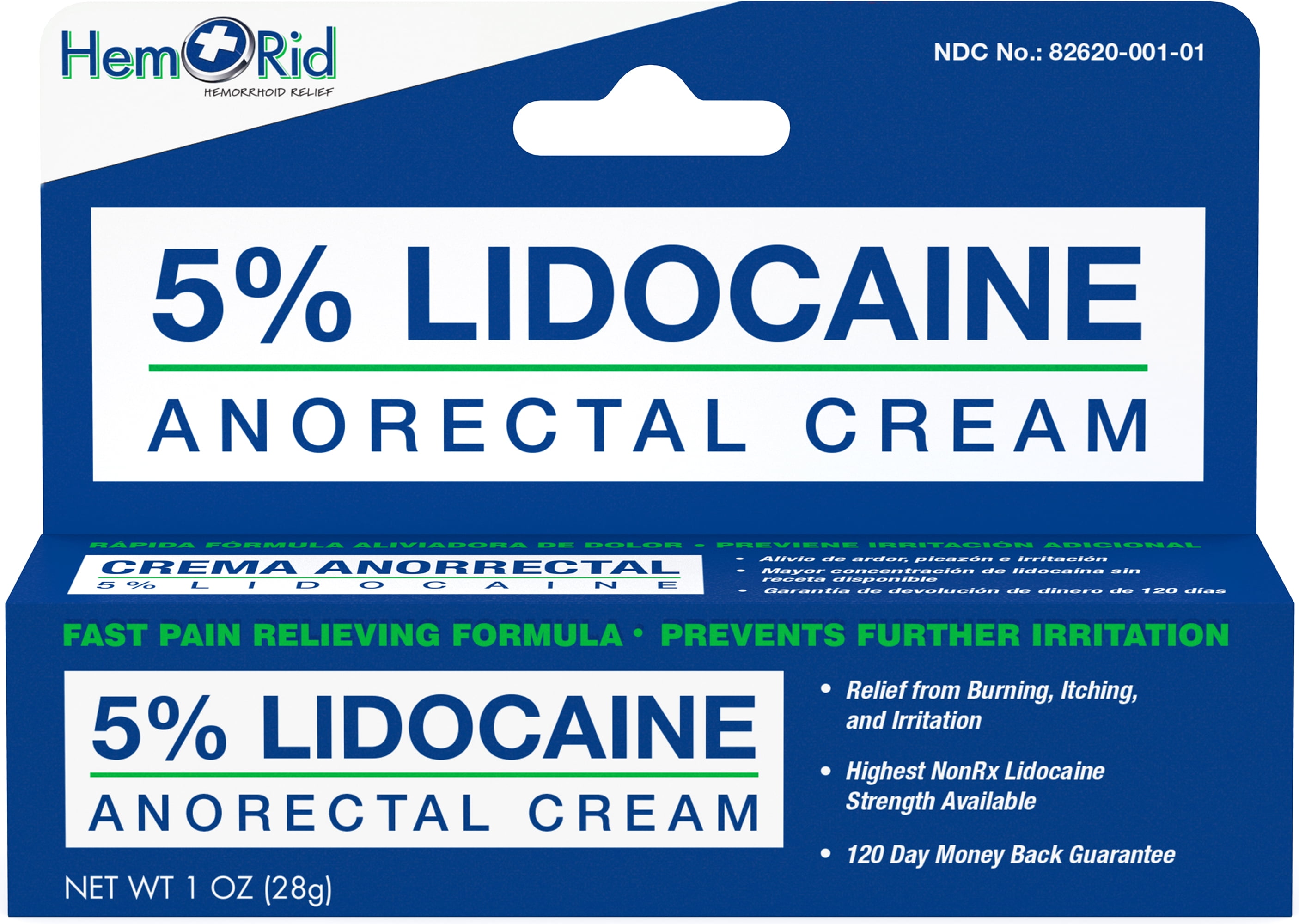 HemRid Cream for Hemorrhoidal Itching & Swelling Relief: Fast Acting ...