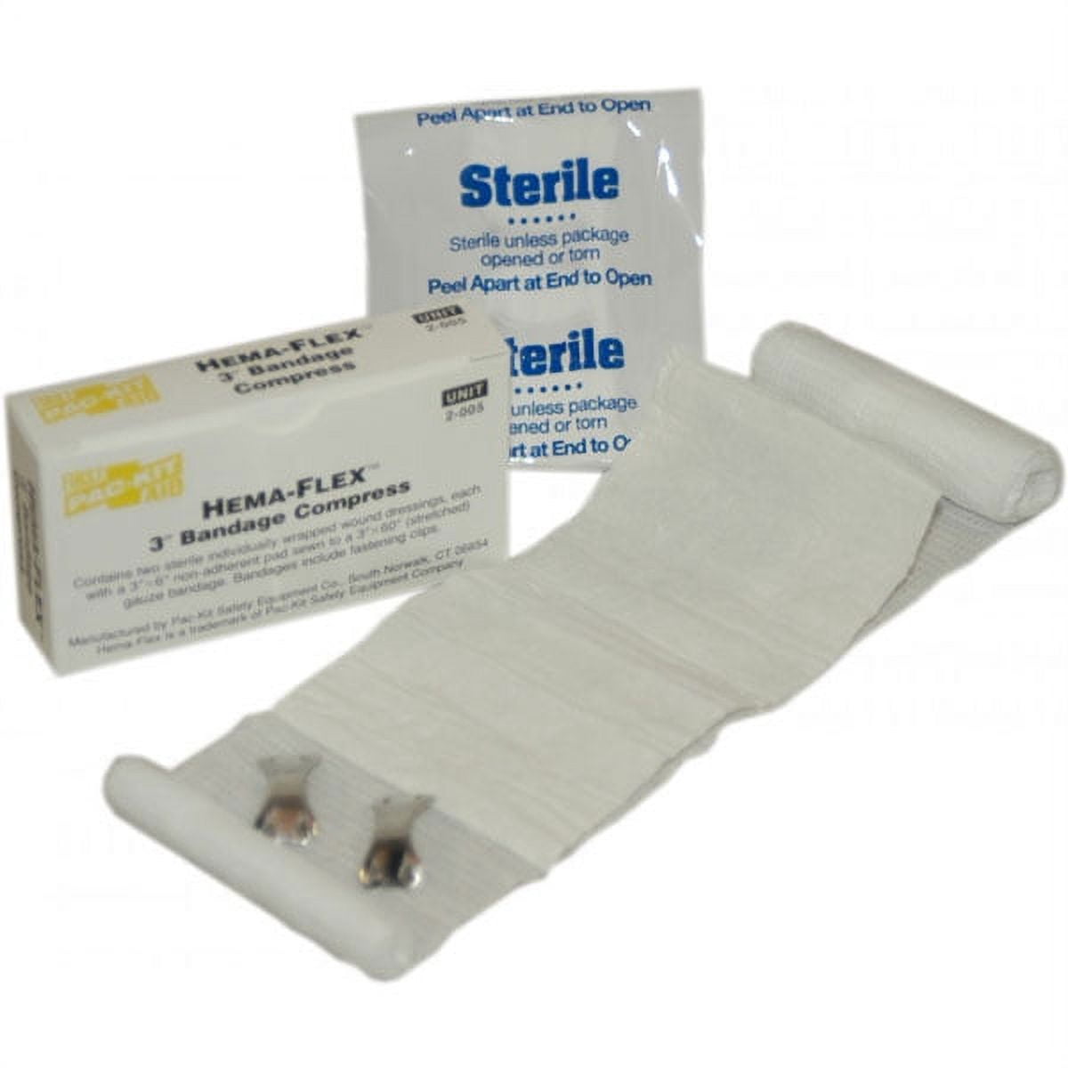 Hema-Flex Bandage Compress, 3", 2/Box - Walmart.com