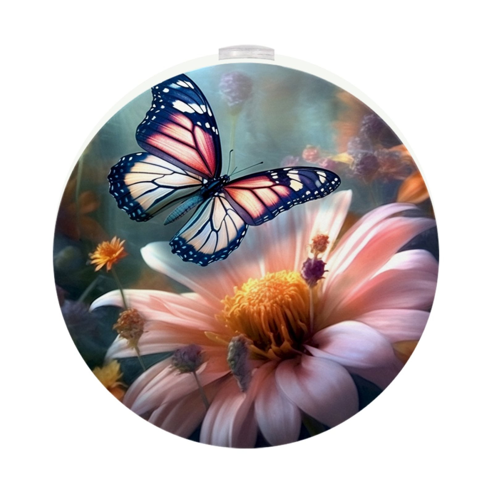 HemaKayy 2 Pack Round Automatic Sensor Dusk-to-Dawn LED Night Lights ...