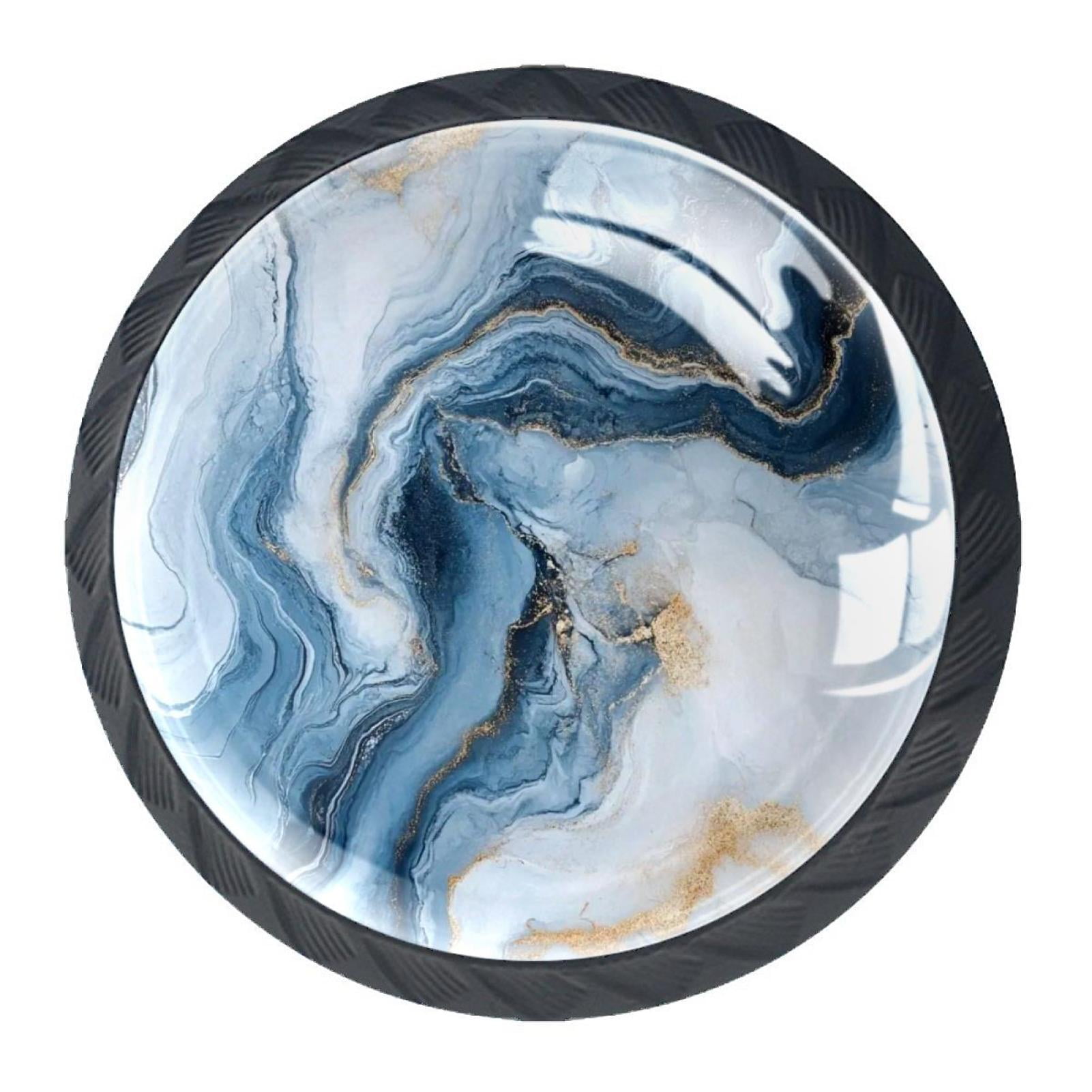 HemaKayy 4 Pack 1.37" Decorative Cabinet Knobs - Elegant, Premium ABS & Glass, Stylish & Durable ...