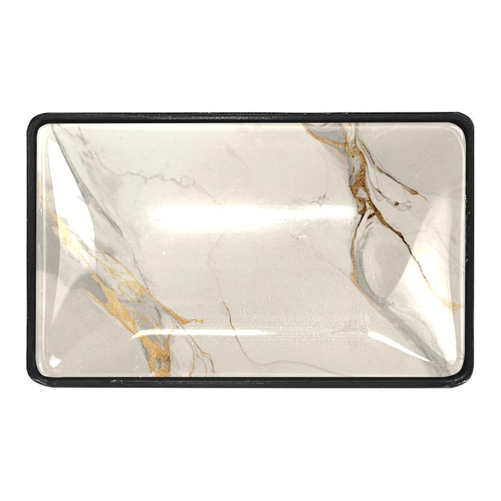 HemaKayy 4 Pack 1.65" Decorative Cabinet Knobs - Themed Drawer Handles, ABS Glass Rectangle ...