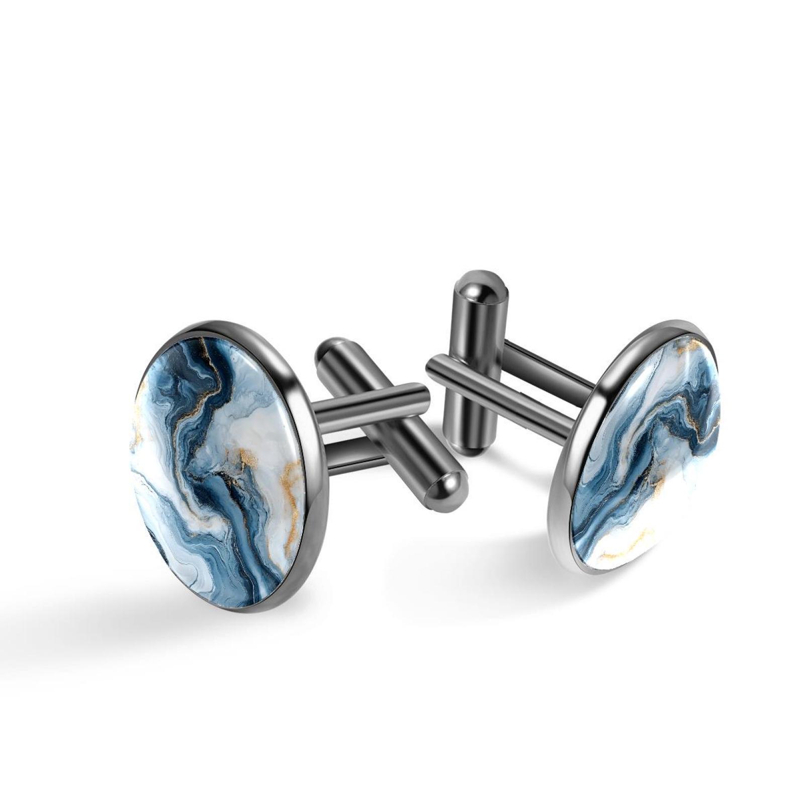 HemaKayy Cufflinks for Men, Classic Wedding Business Shirt Cuff Links ...