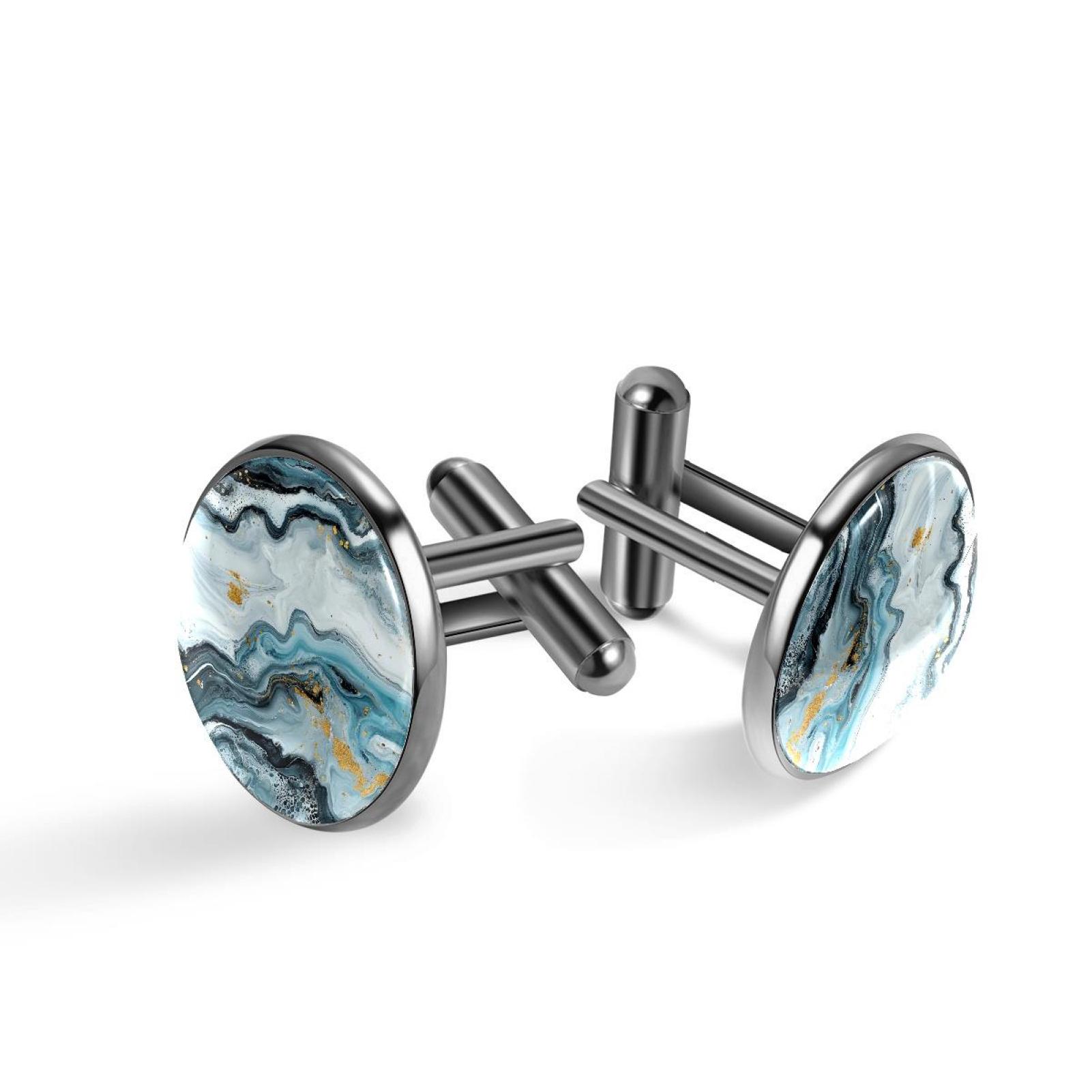 HemaKayy Cufflinks for Men, Classic Wedding Business Shirt Cuff Links ...