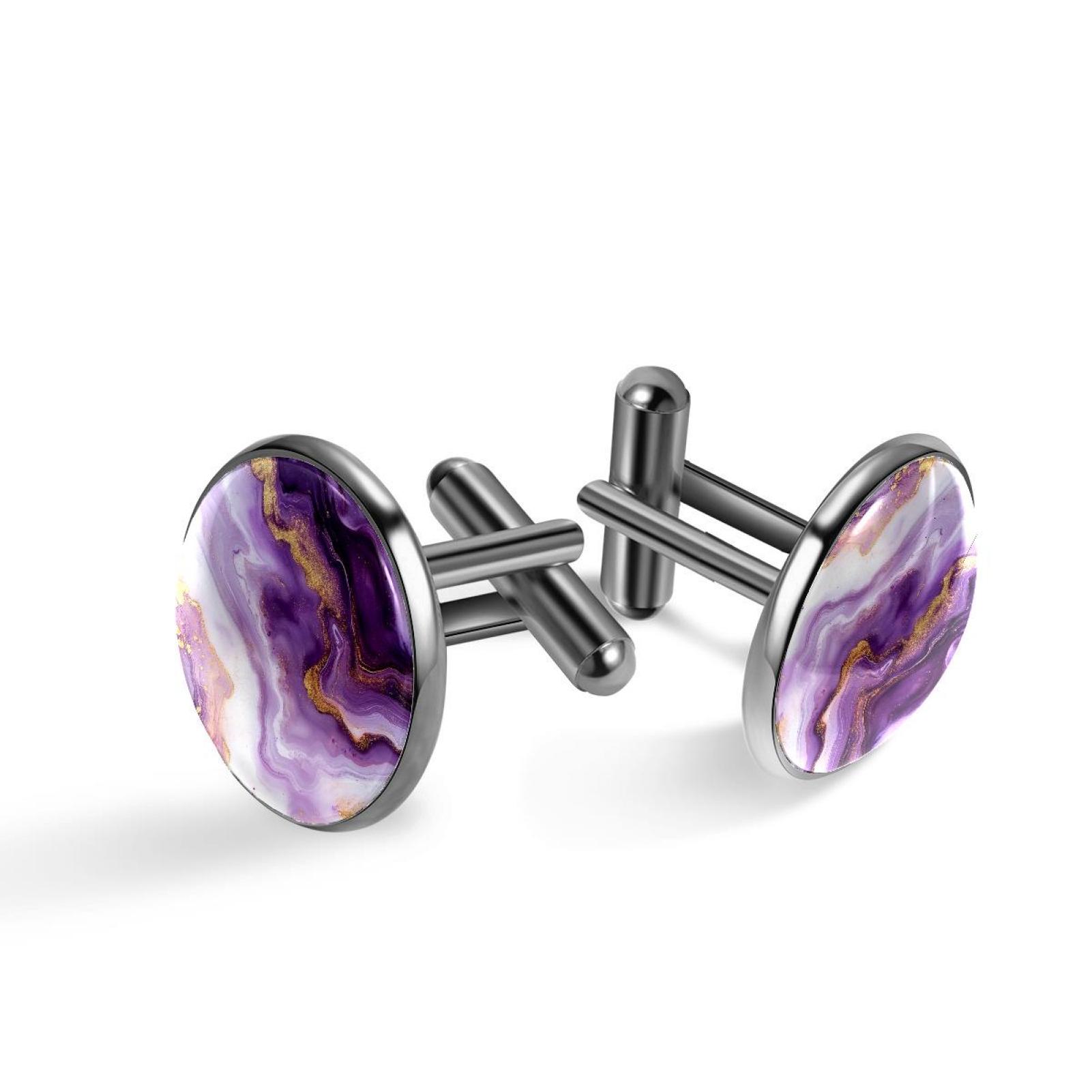 HemaKayy Cufflinks for Men, Classic Wedding Business Shirt Cuff Links ...
