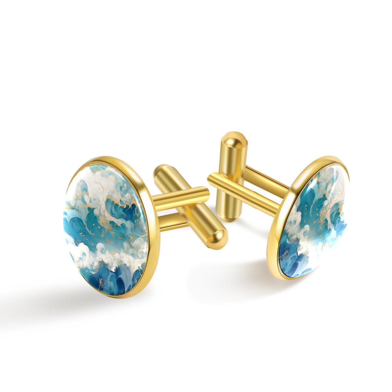 HemaKayy Cufflinks for Men, Classic Wedding Business Shirt Cuff Links ...