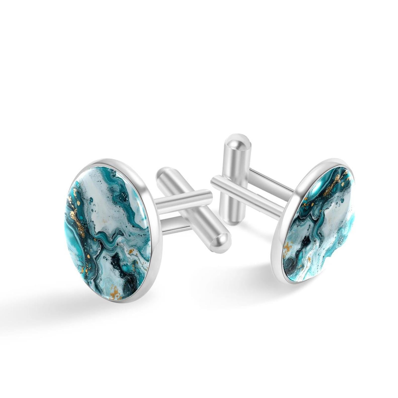 HemaKayy Cufflinks for Men, Classic Wedding Business Shirt Cuff Links ...