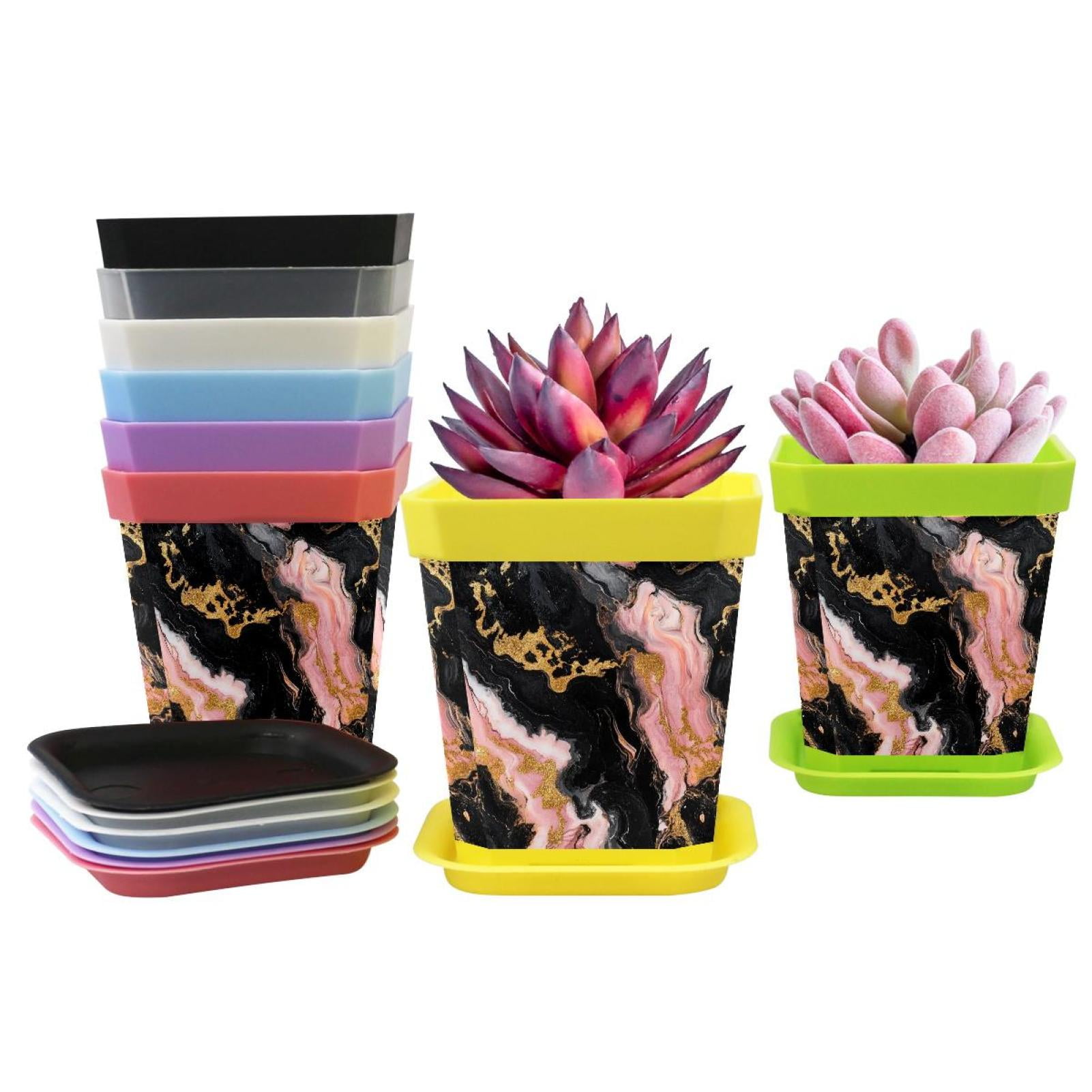 HemaKayy Decorative Planter Pot Set - Perfect for Small Plants ...
