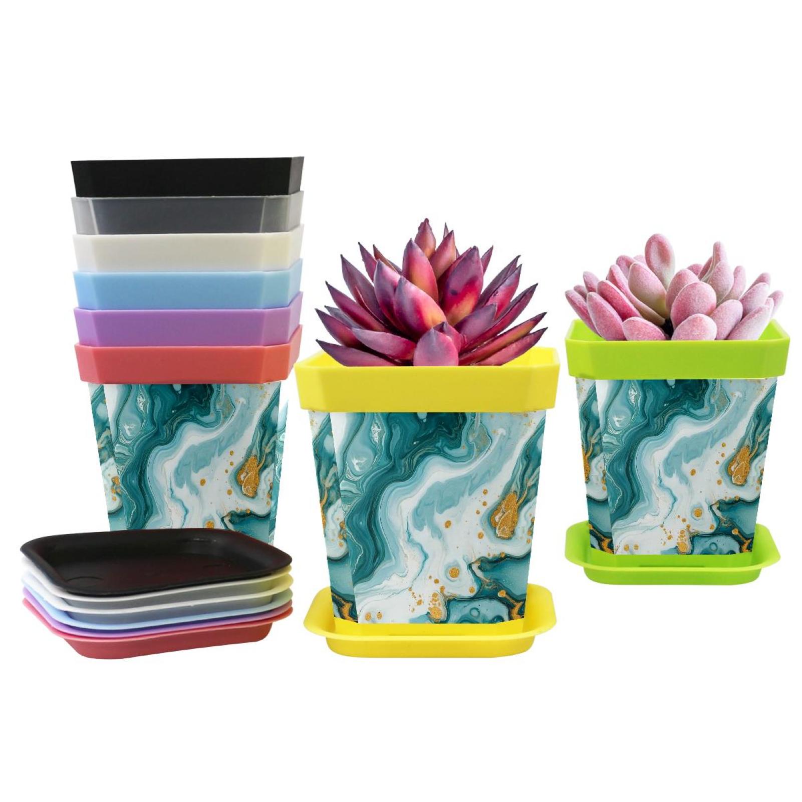 HemaKayy Decorative Planter Pot Set - Perfect for Small Plants ...