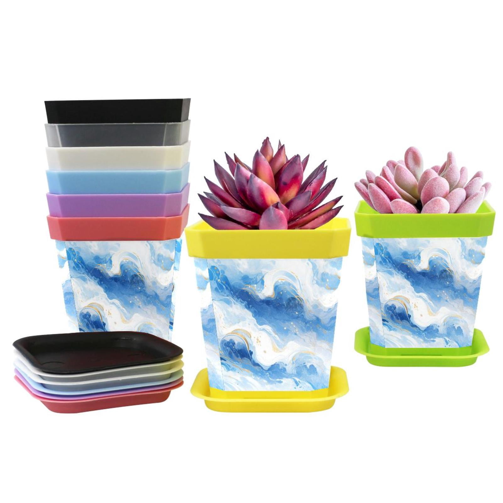 HemaKayy Decorative Planter Pot Set - Perfect for Small Plants ...