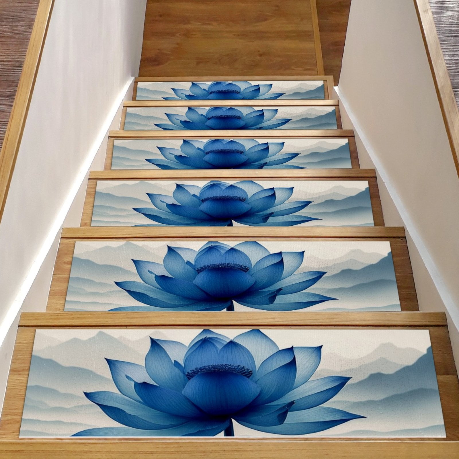 HemaKeyy 15 PC Stair Threads for Wooden Steps 8”x30” Washable Carpet ...