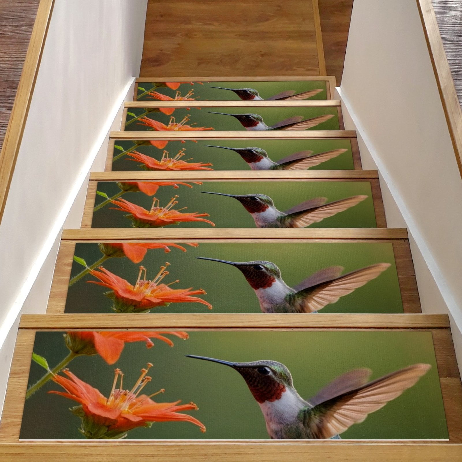 HemaKeyy 15 PC Stair Threads for Wooden Steps 8”x30” Washable Carpet ...