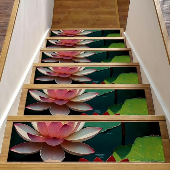 HemaKeyy 15 PC Stair Threads for Wooden Steps 8”x30” Washable Carpet ...