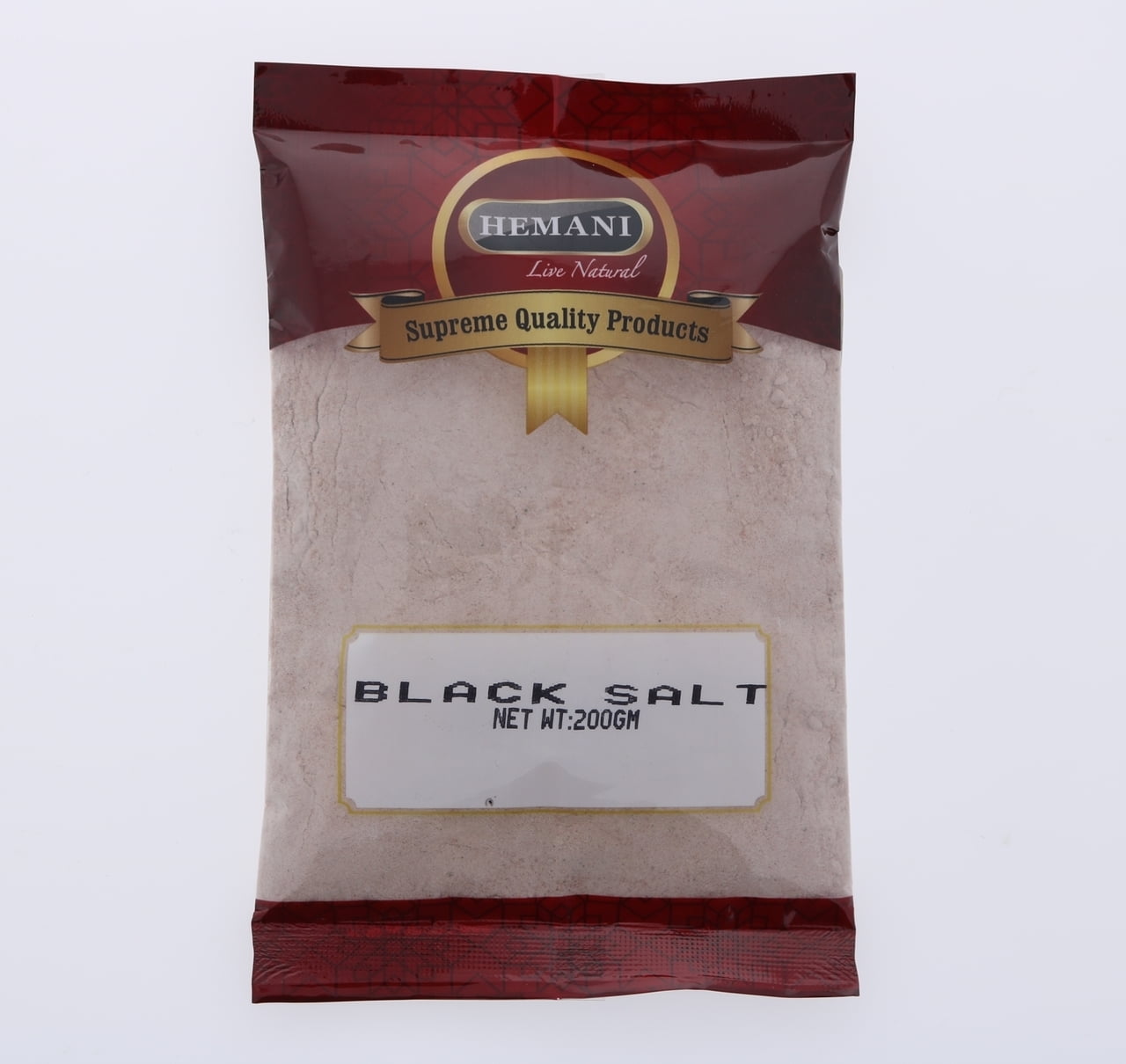 Hemani Black Salt (Kala Namak) Powder - 200g (7.1 OZ) Unrefined - 100% ...