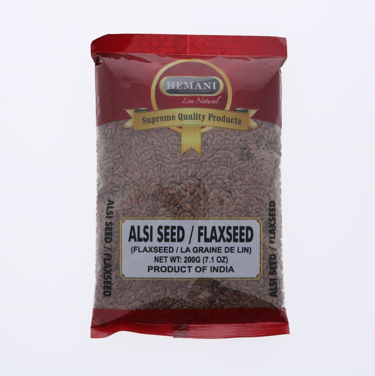 Hemani Flaxseed Whole Raw (Alsi Seeds, Linum usitatissimum) - Premium ...