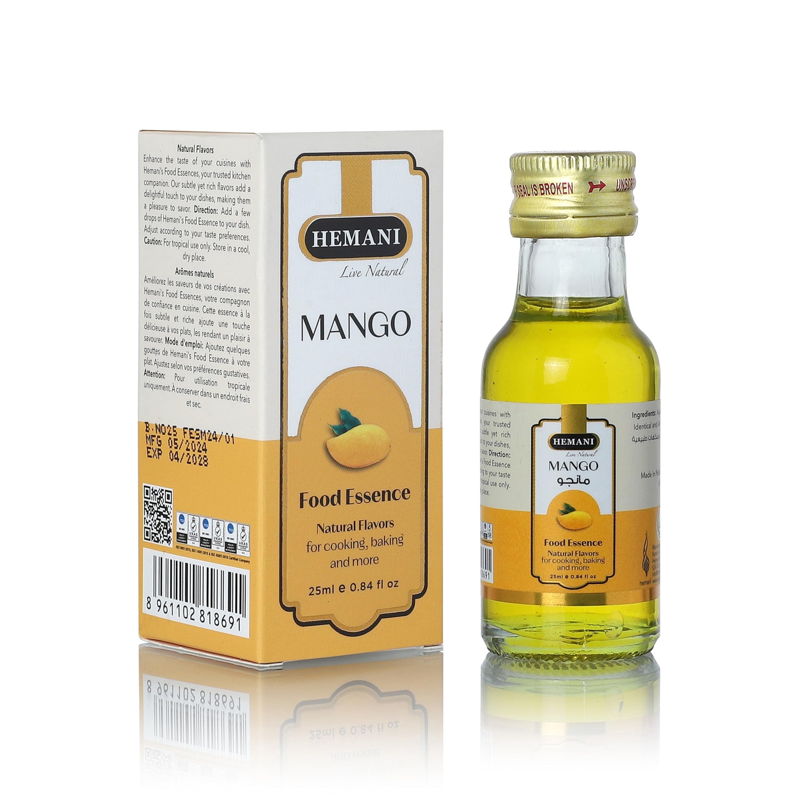 Hemani Herbal Mango Food Essence 25 ml Halal - Concentrated Mango ...