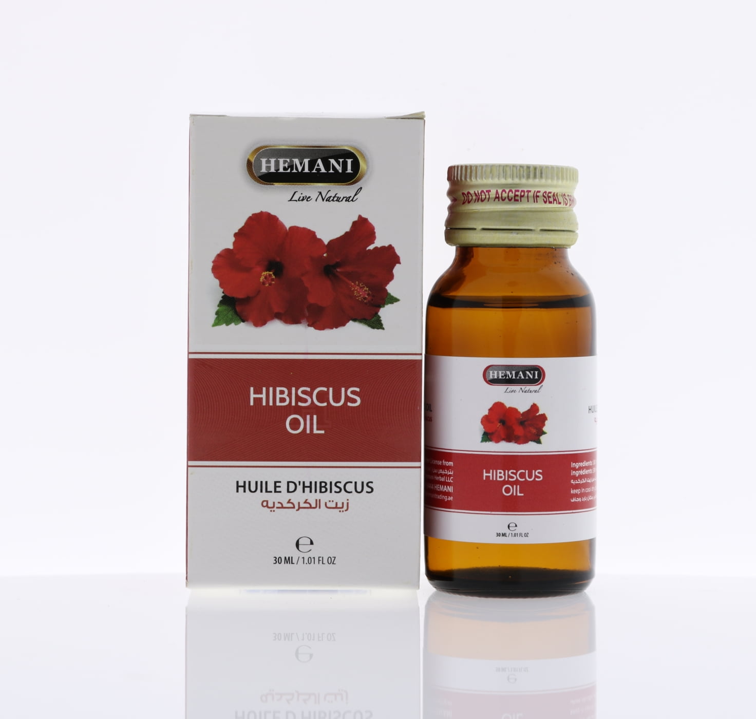 Hemani Hibiscus 100% Natural Cold Pressed Halal Essential Oil - 30ml ...