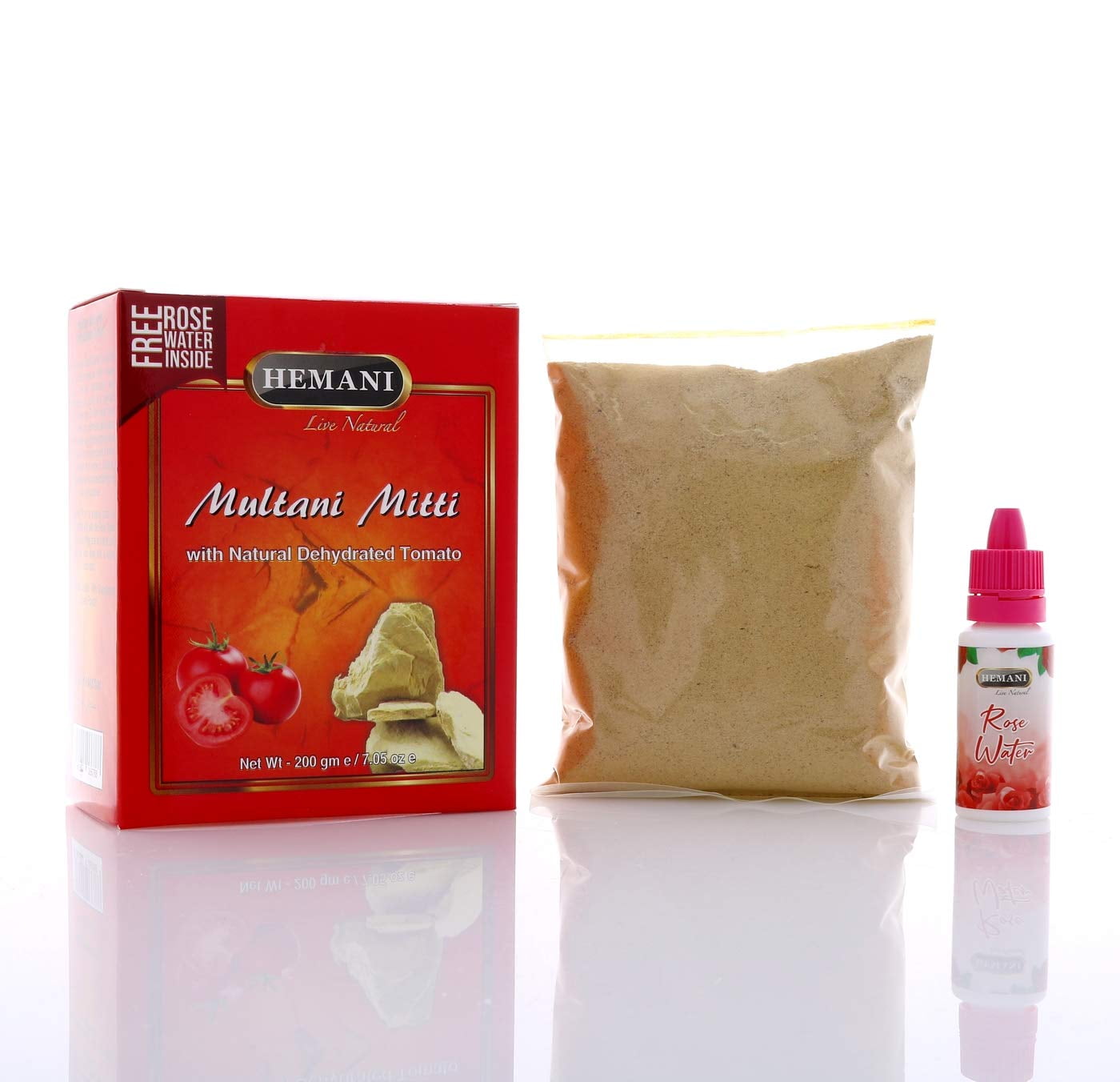 Hemani Multani Mitti with Dehydrated Tomato 200g (7.1 OZ) - Fuller's ...