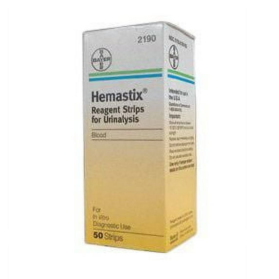 Hemastix Urine Reagent Test Strip for Home Use - Walmart.com