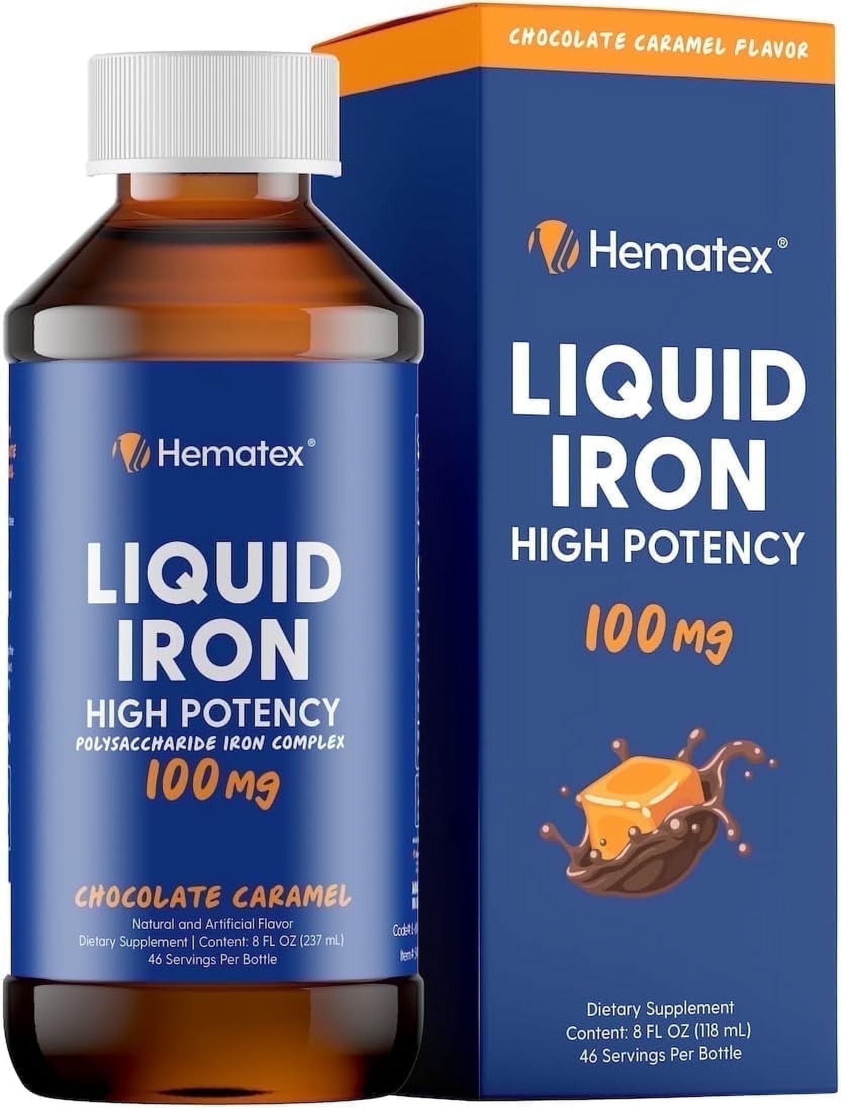 Llorens Pharmaceutical Liquid Iron Supplement, 100mg Polysaccharide ...
