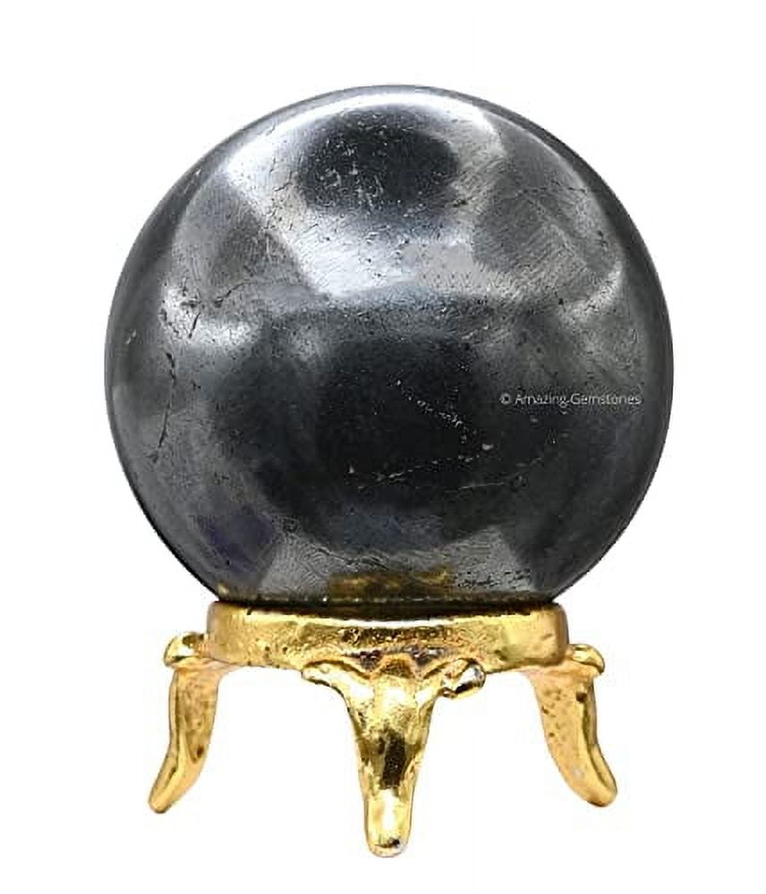Hematite Crystal Ball Sphere 2" Inches - Walmart.com