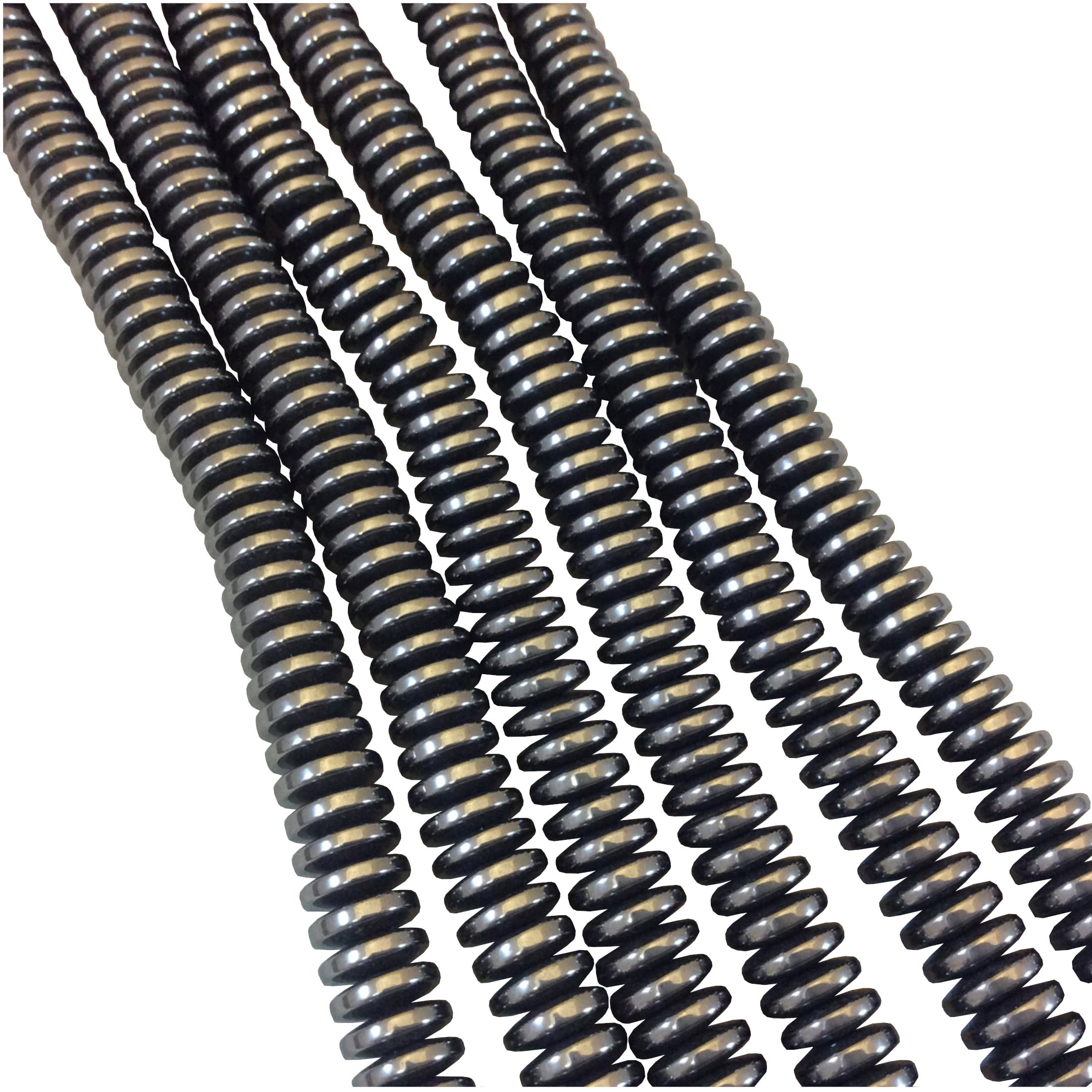 Hematite Smooth Round/Disc Spacer Beads in Gunmetal, Gold, Light Gold ...