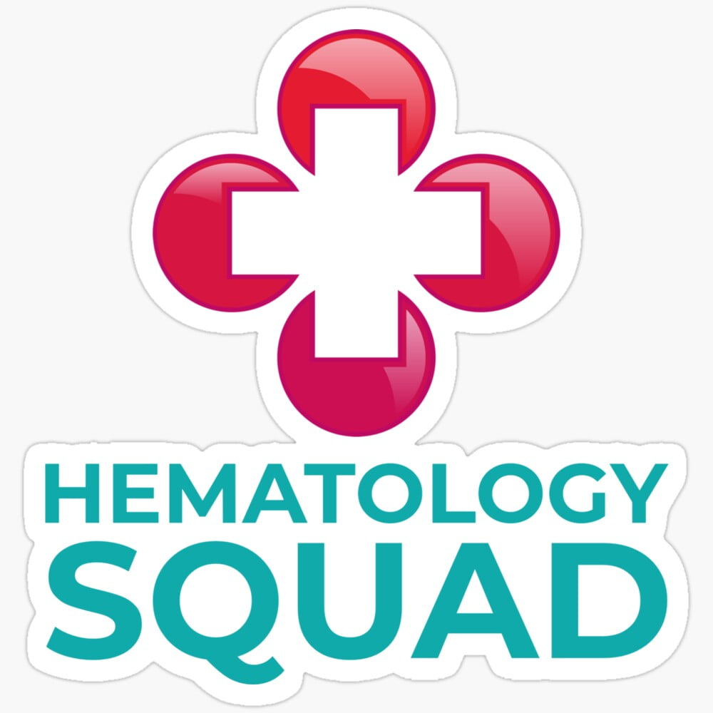 Hematology Squad Red Blood Cells Sticker Phone Decal Water Bottle ...